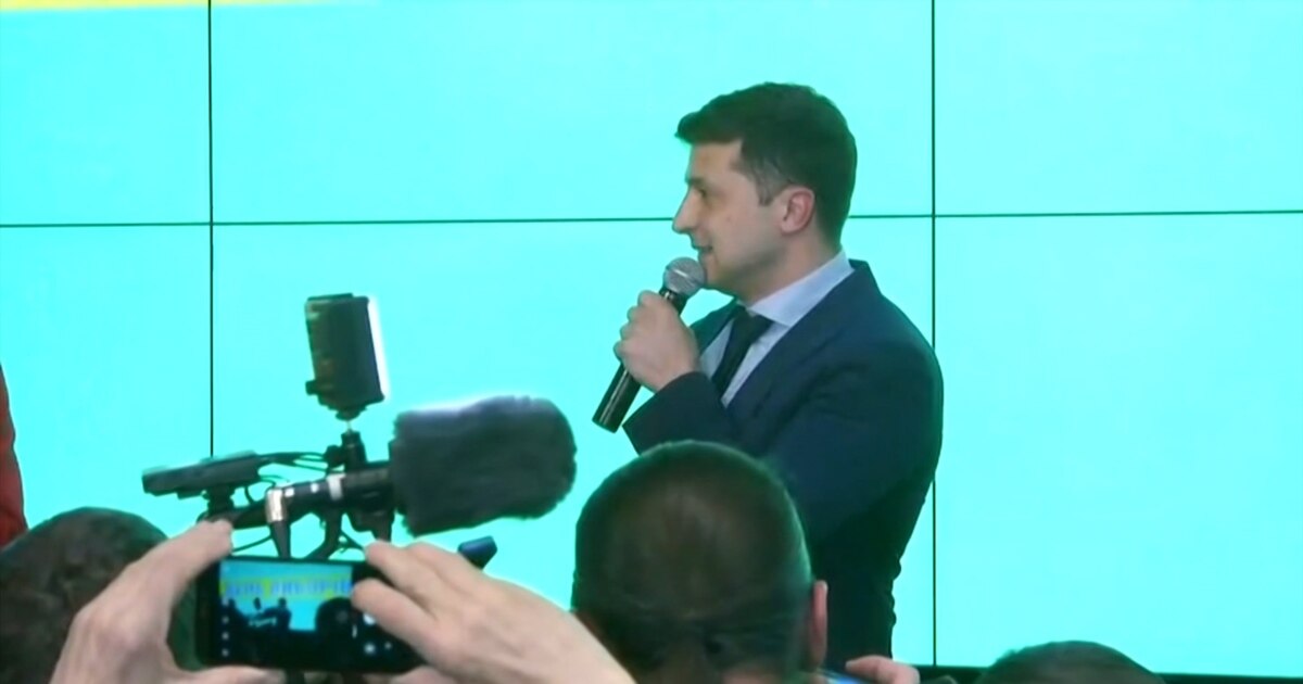 Comic Takes Lead After First Round Of Ukrainian Presidential Election