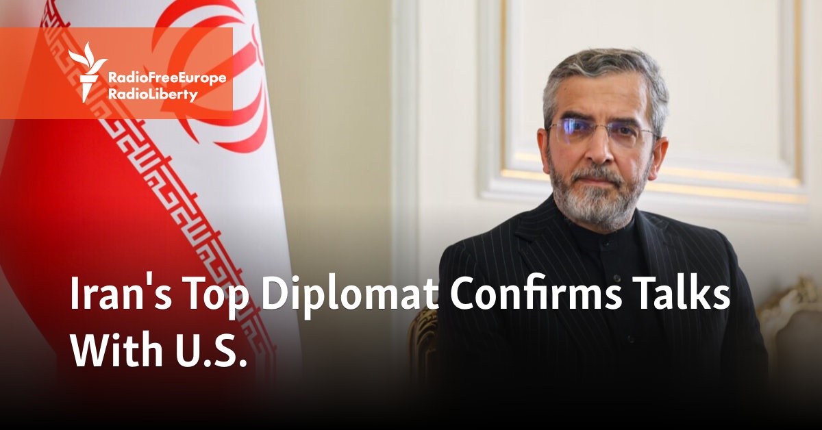Iran's Top Diplomat Confirms Talks With U.S.
