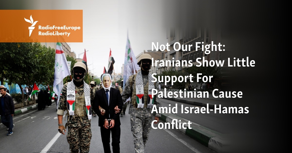 Not Our Fight: Iranians Show Little Support For Palestinian Cause Amid ...