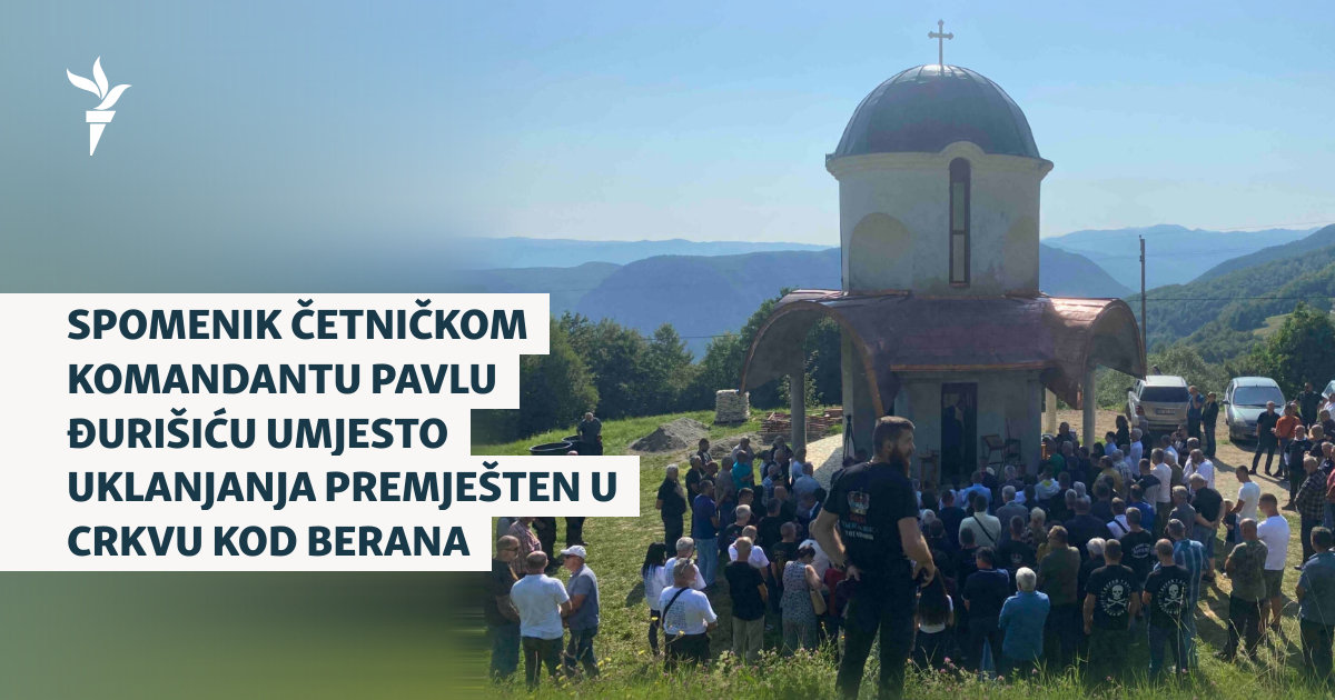 Spomenik četničkom komandantu Pavlu Đurišiću umjesto uklanjanja premješten u crkvu kod Berana