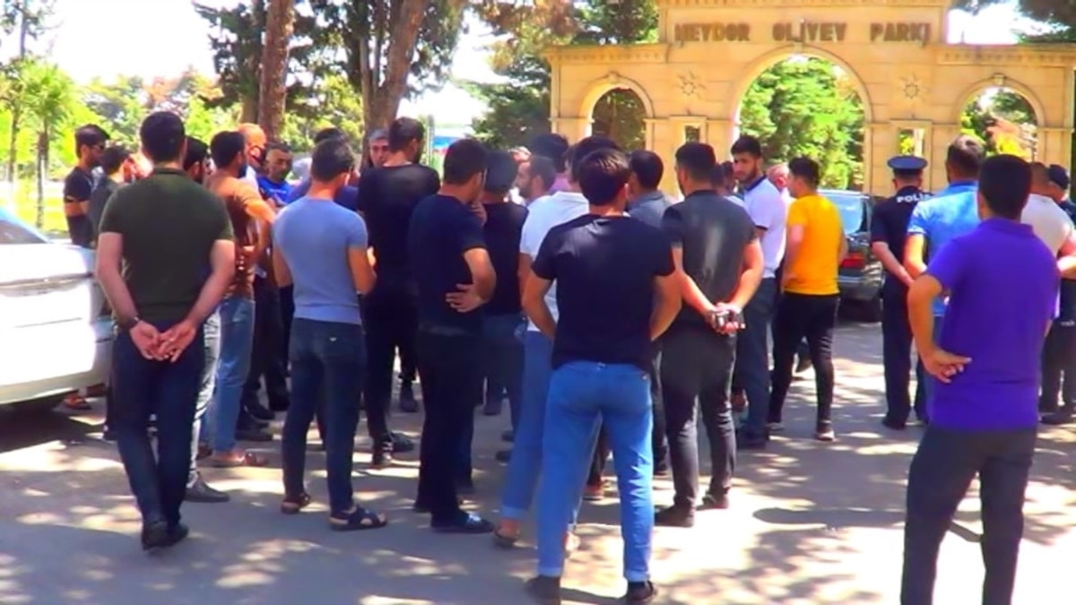 İmişlidə müharibə iştirakçıları sosial tələblərlə aksiya keçirib