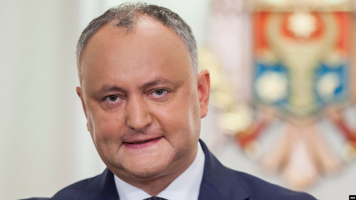 Moldova's President Says Lawmakers, Government Trying To Usurp His Powers