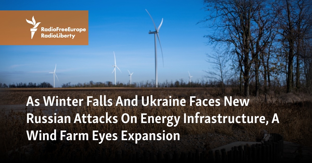 As Winter Falls And Ukraine Faces New Russian Attacks On Energy ...