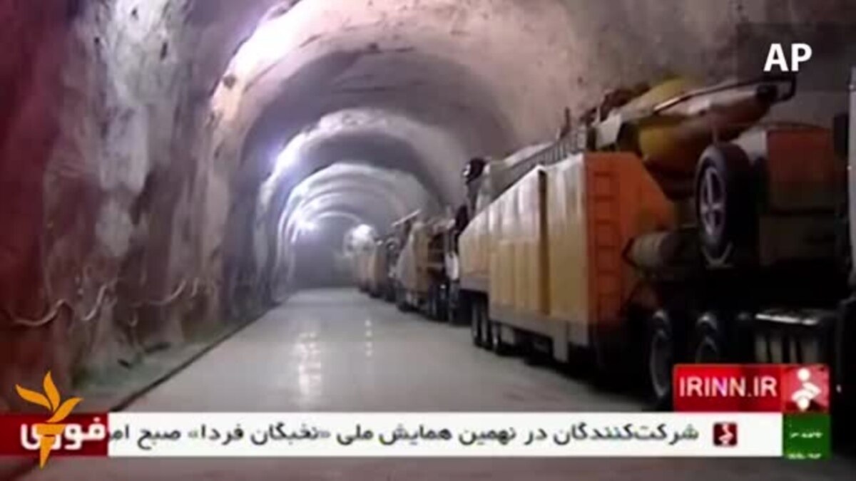 Iran Shows Underground Missile Arsenal On State TV
