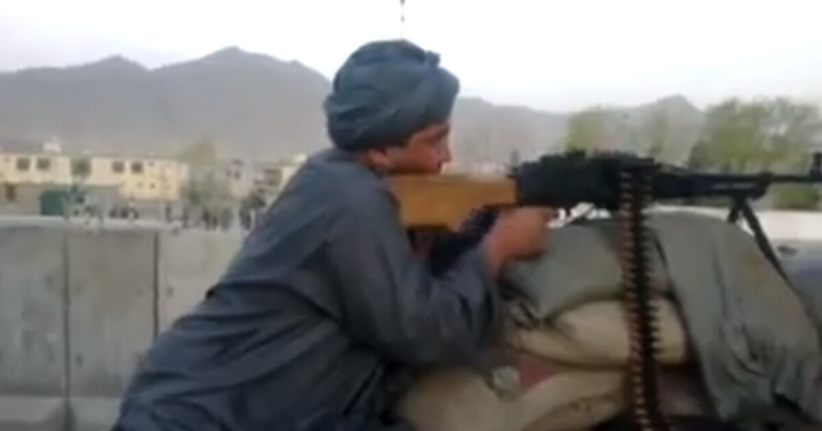 Afghan Lawmaker's Machine-Gun Heroics Make Him A Facebook Sensation