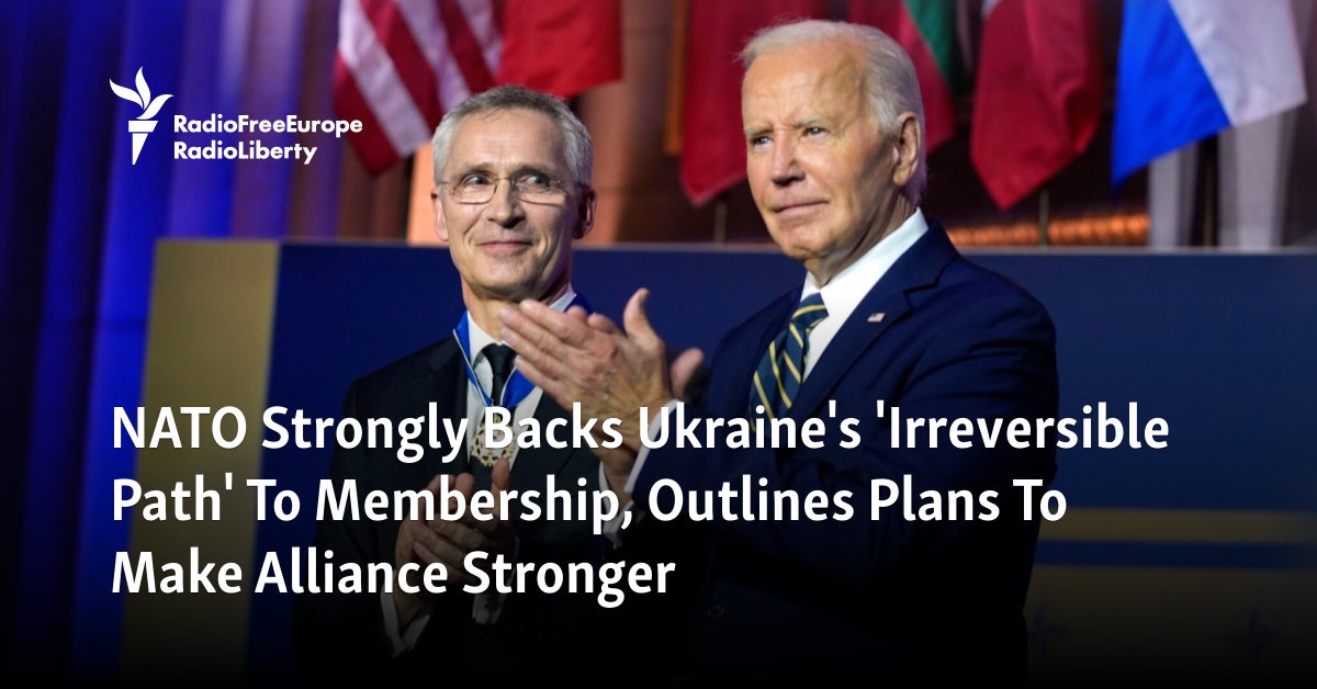 NATO Strongly Backs Ukraine's 'Irreversible Path' To Membership, Outlines Plans To Make Alliance ...