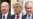 Azerbaijani President Ilham Aliyev (left) US President Donald Trump, and Armenian Prime Minister Nikol Pashinian (combo photo)