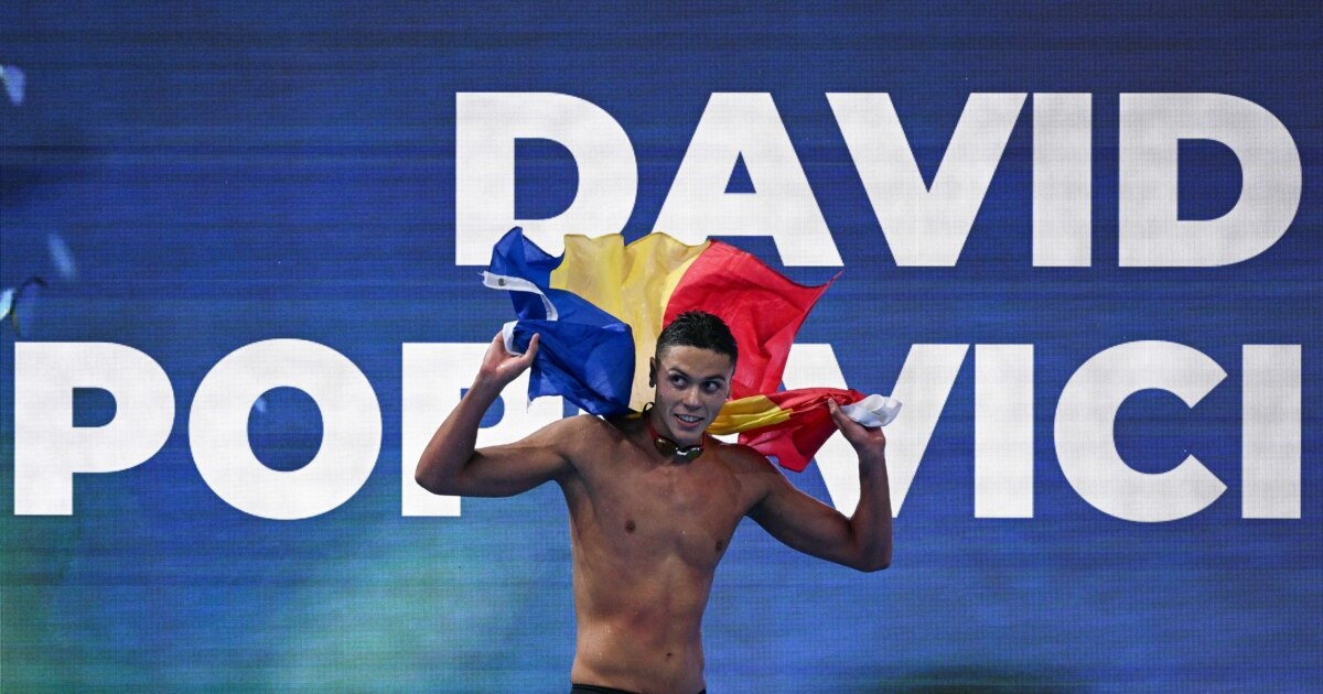 David Popovici, campion mondial la 200 metri liber la Campionatele ...