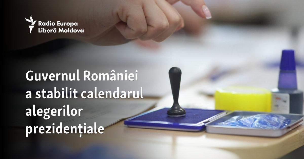 Guvernul României a stabilit calendarul alegerilor prezidențiale