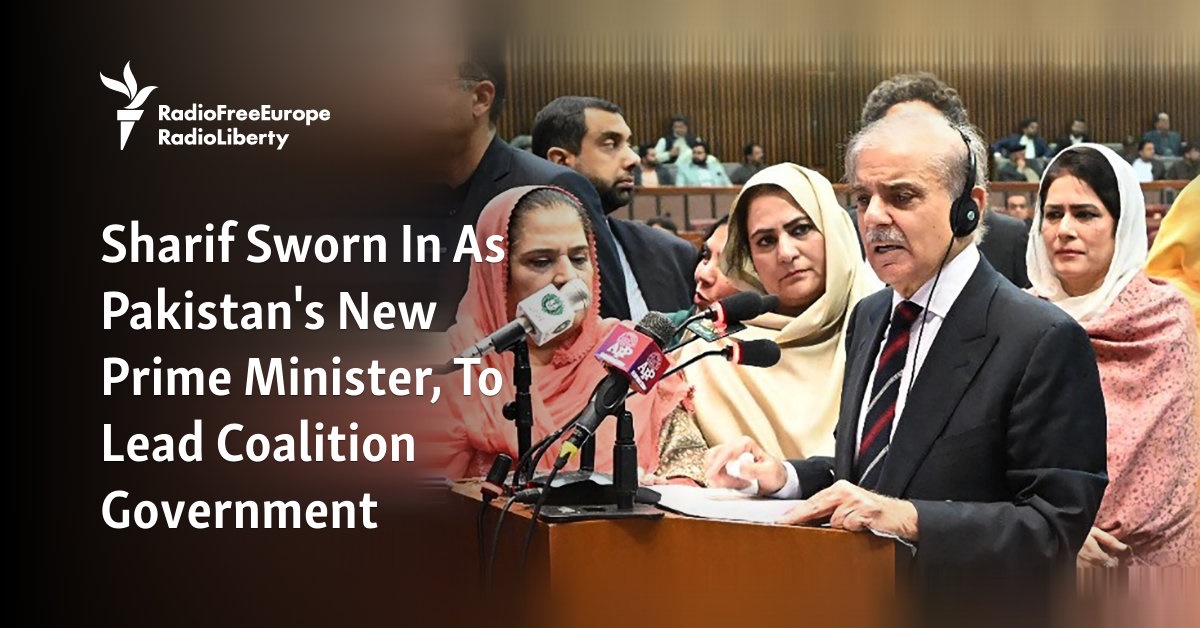 Sharif Sworn In As Pakistan's New Prime Minister, To Lead Coalition ...