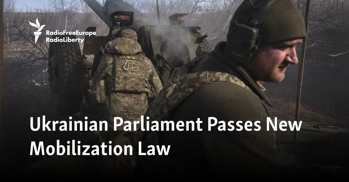 Ukrainian Parliament Passes New Mobilization Law