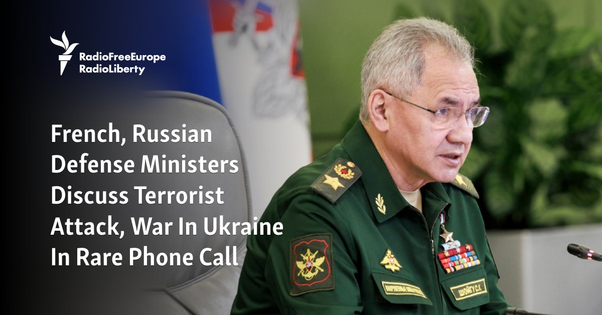French, Russian Defense Ministers Discuss Crocus Attack, Ukraine In ...