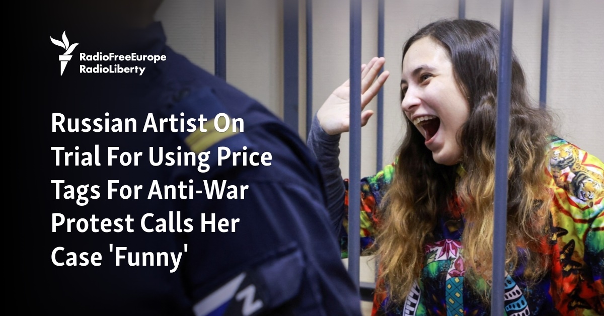 Russian Artist On Trial For Using Price Tags For Anti-War Protest Calls ...