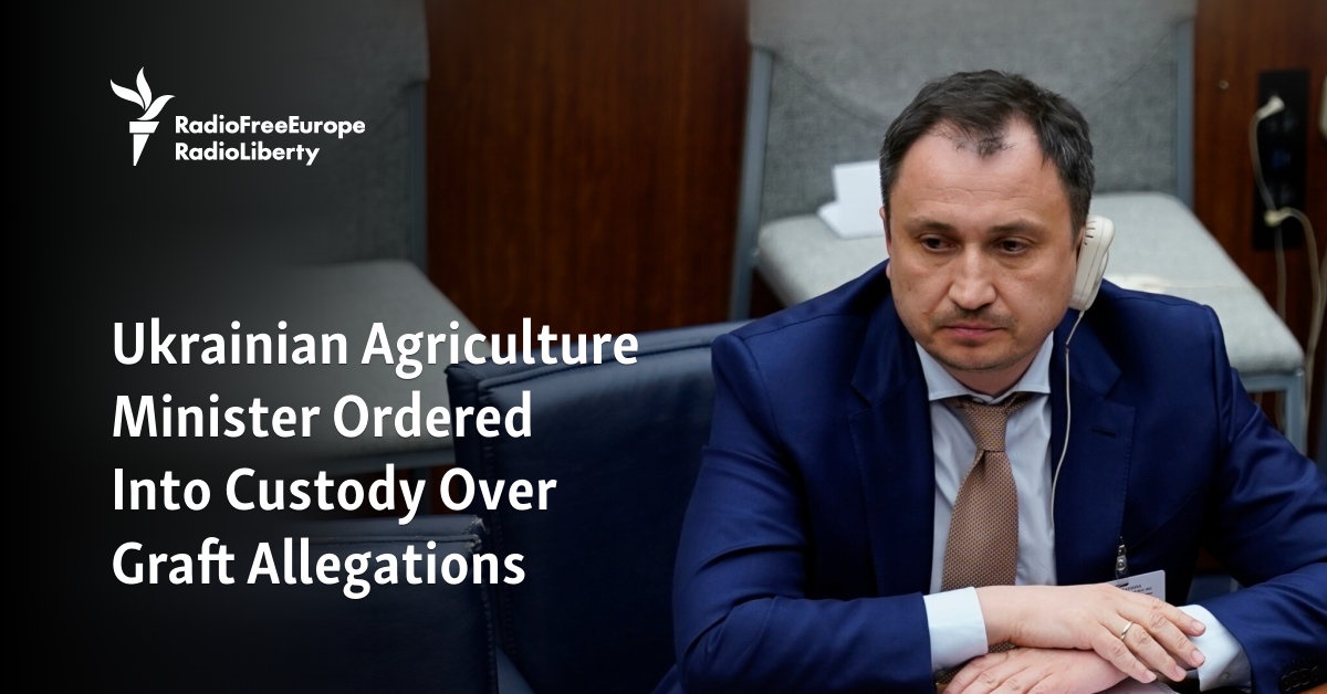 Ukrainian Minister Released On Bail After Corruption Accusations