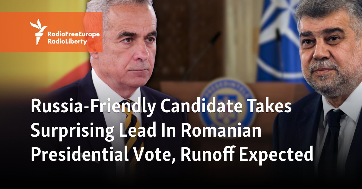 Pro-Russian Candidate In Shock Win Advances To Romania's Presidential ...
