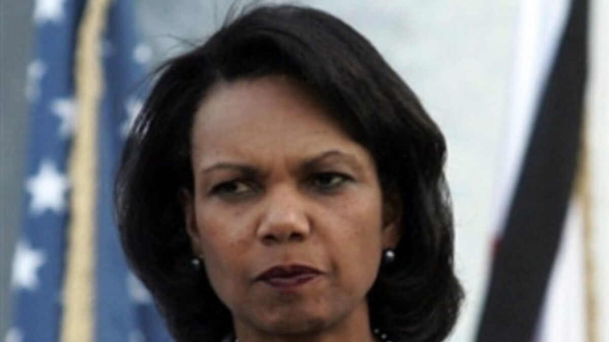 Rice Says West Must Not Tolerate Russian 'Bullying'