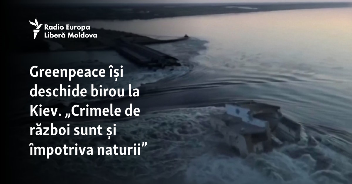 Greenpeace își deschide birou la Kiev. „Crimele de război sunt și ...