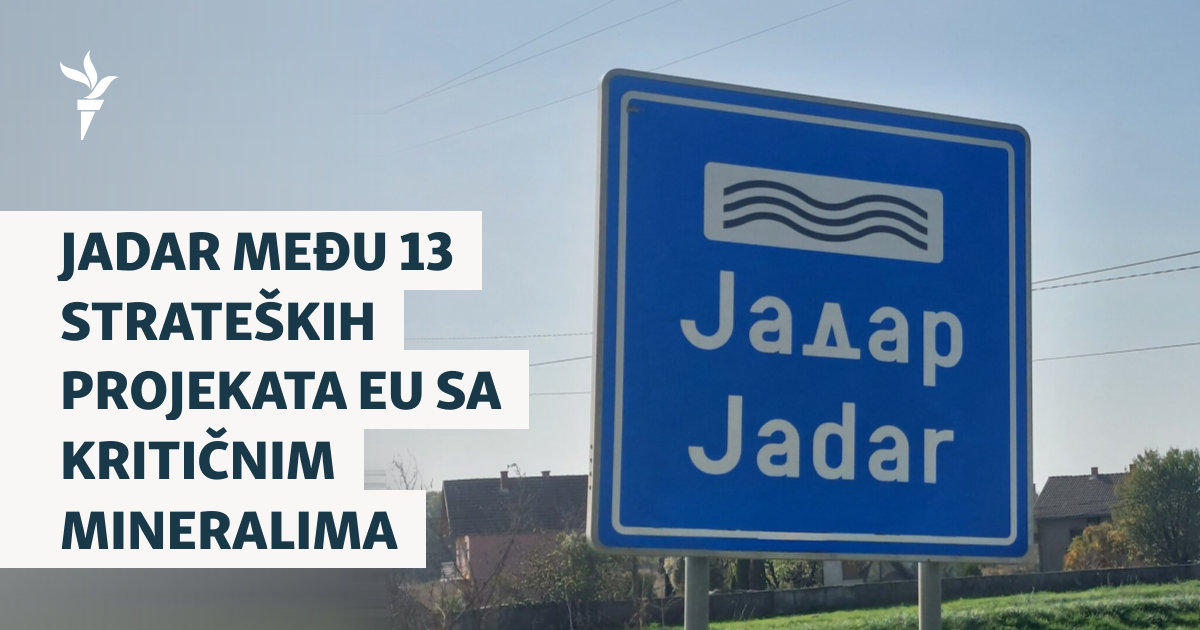 Jadar među 13 strateških projekata EU sa kritičnim mineralima