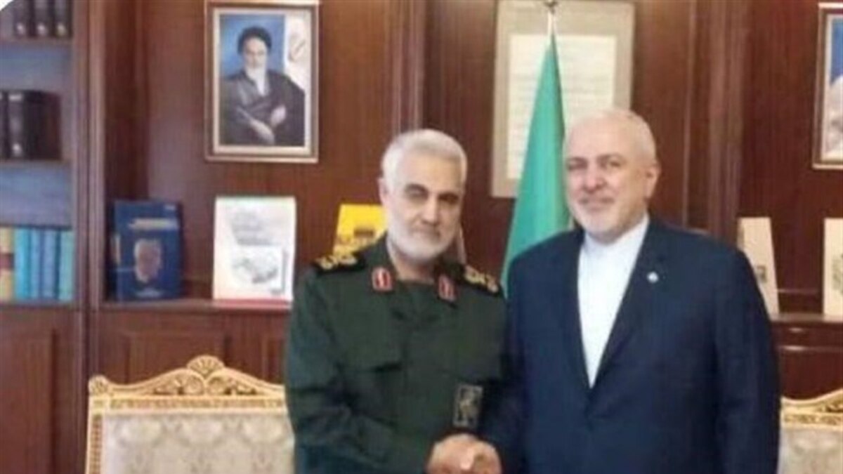 Soleimani Meets Zarif And Congratulates Him For Being Sanctioned By US