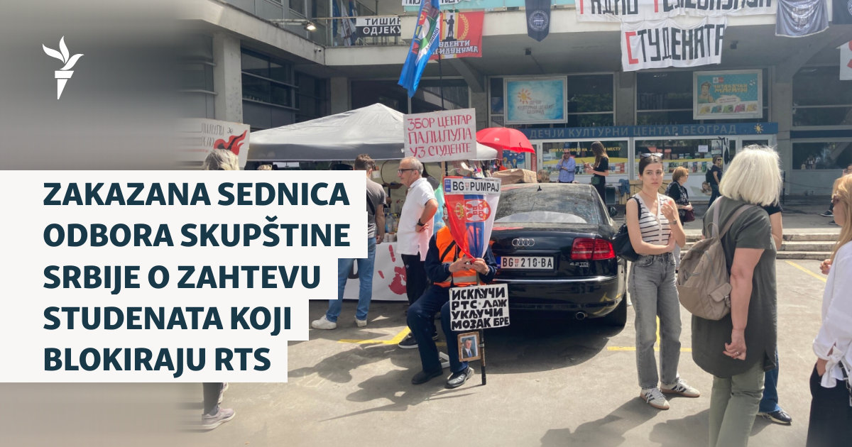 Zakazana sednica odbora Skupštine Srbije o zahtevu studenata koji blokiraju RTS