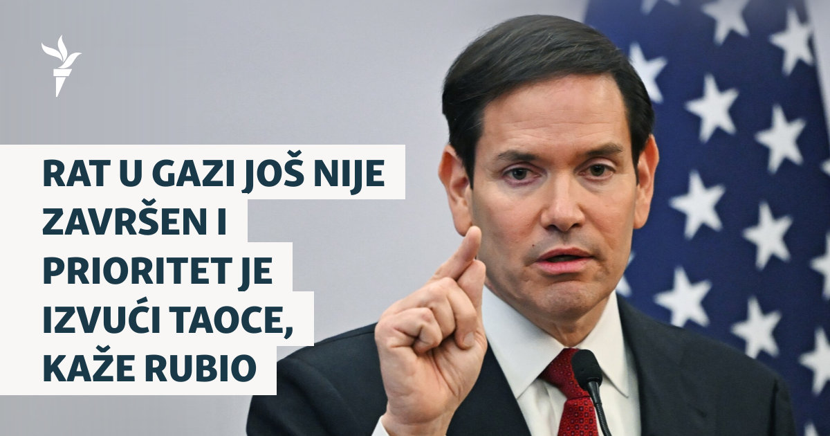 Rat u Gazi još nije završen i prioritet je izvući taoce, kaže Rubio