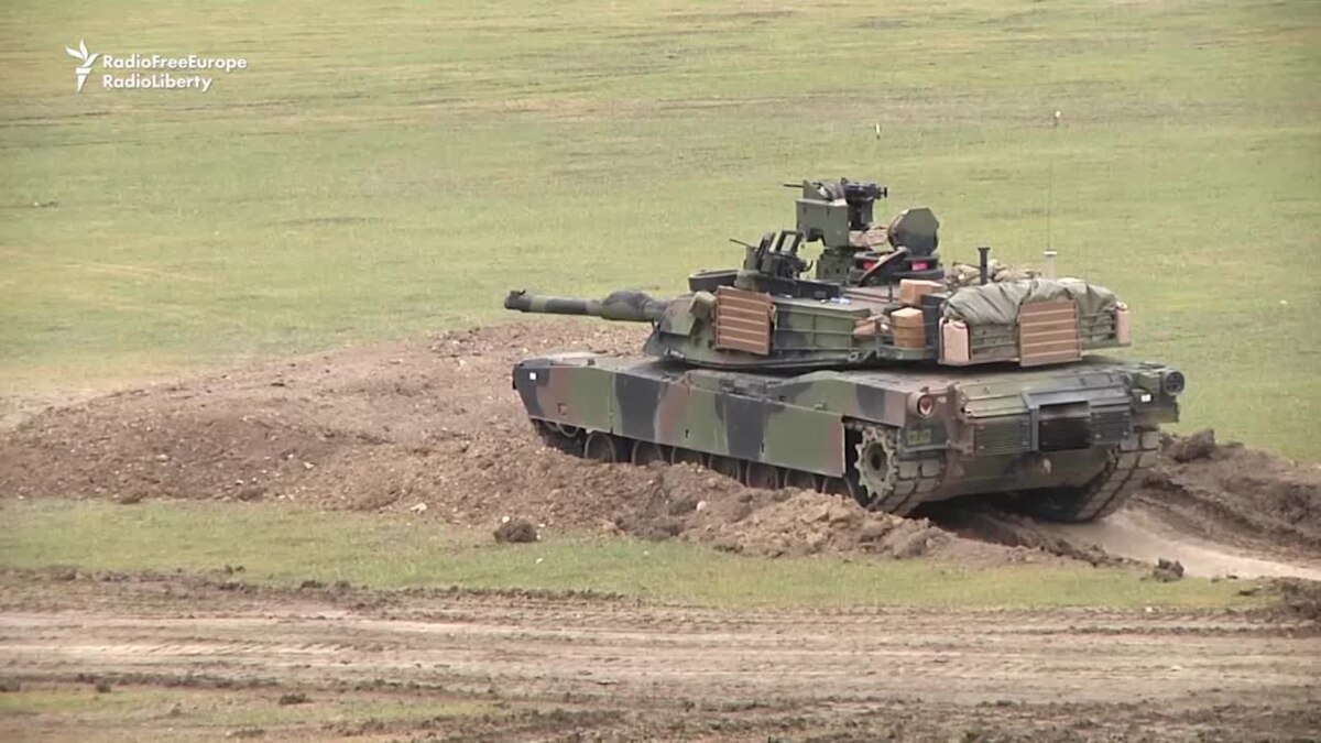 Georgian, U.S. Tanks Train In NATO Exercise Near Tbilisi