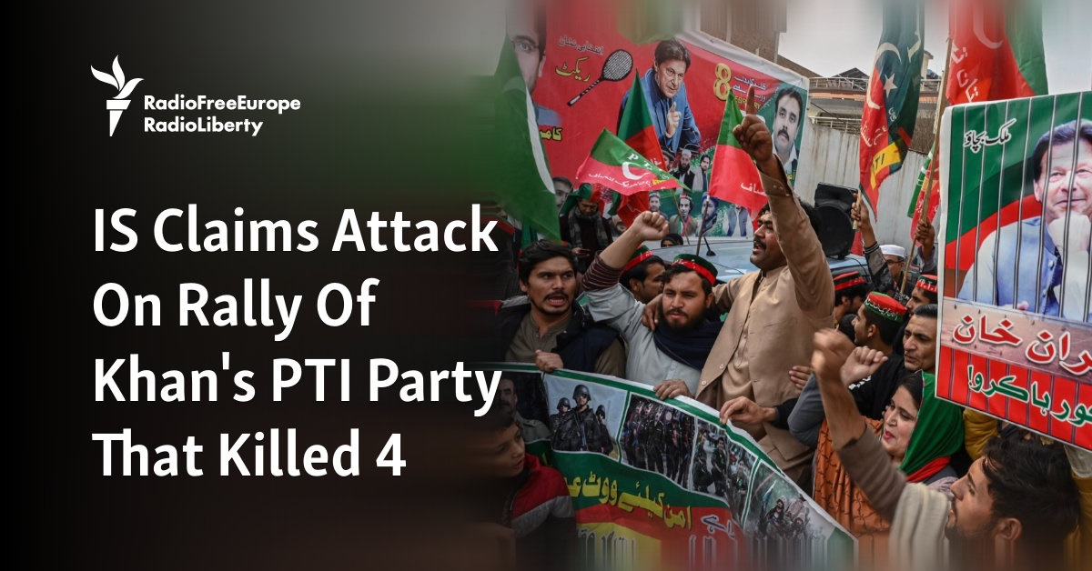 IS Claims Attack On Rally Of Khan's PTI Party That Killed 4