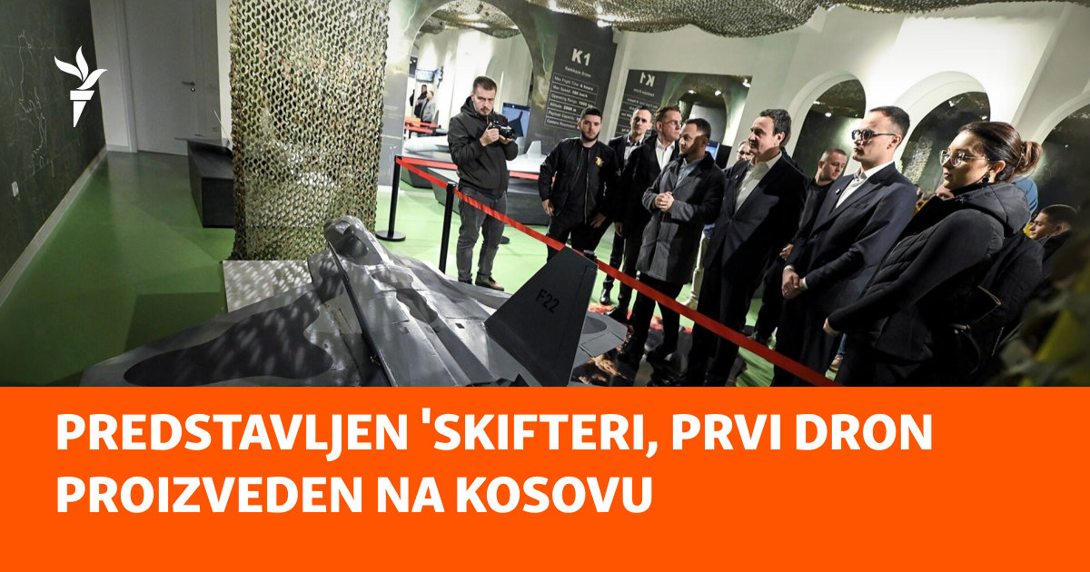 Predstavljen 'Skifteri', prvi dron proizveden na Kosovu