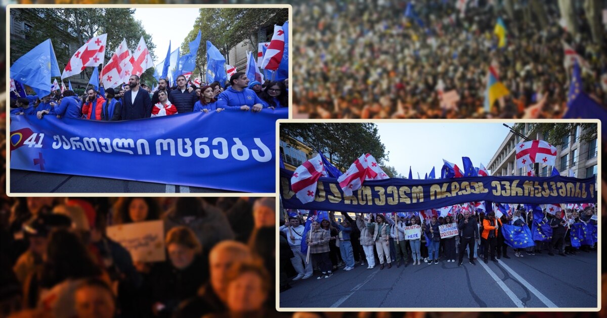 ორი ხალხმრავლობა სამ დღეში ქართული ოცნებისა და ევროკავშირის