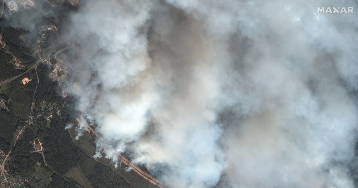 Imagini din satelit arată consecințele atacului devastator cu drone din ...
