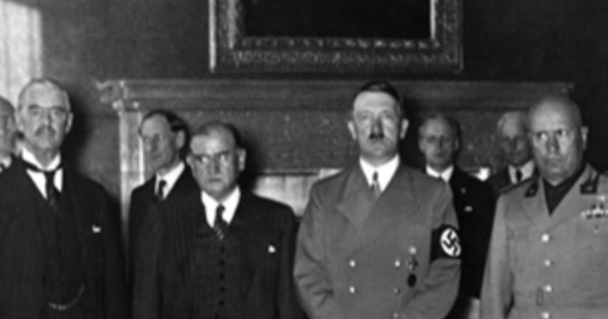The Lesson Of Munich Is Unity