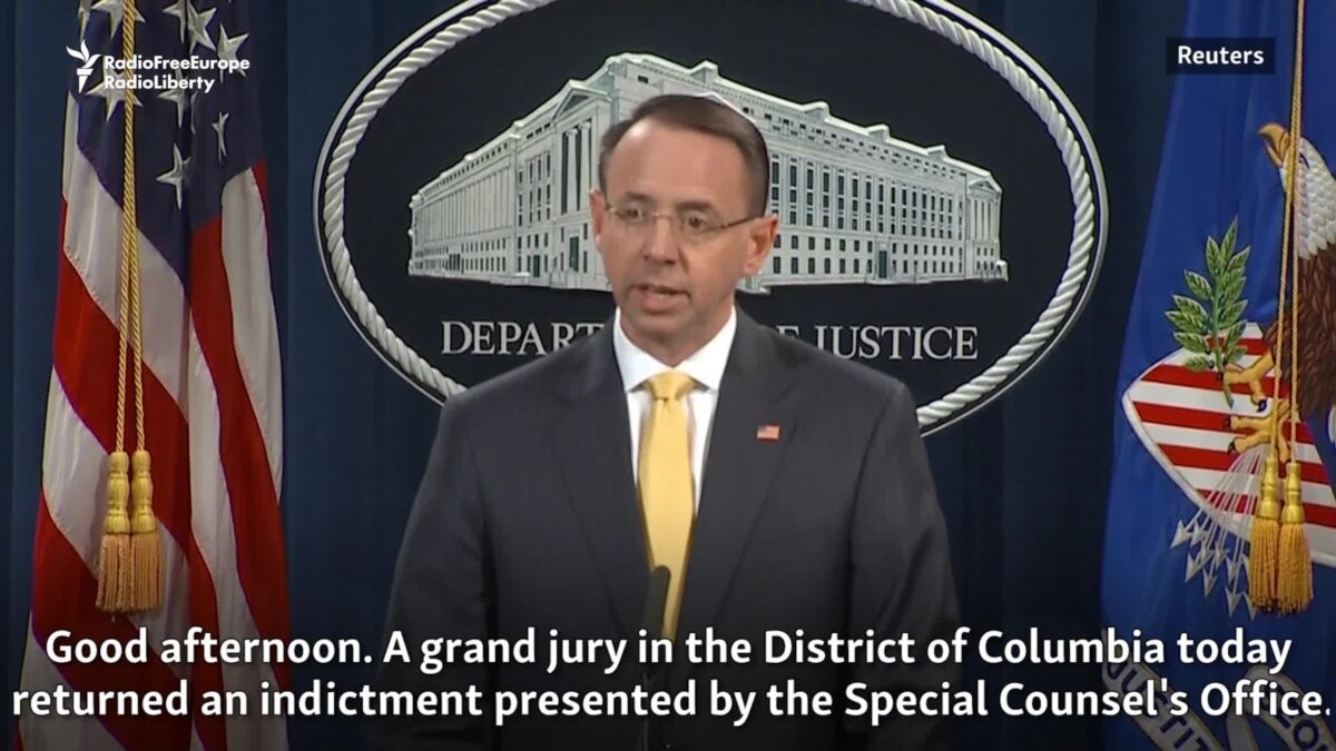 U.S. Grand Jury Indicts Russians, Russian Firms For Election Meddling