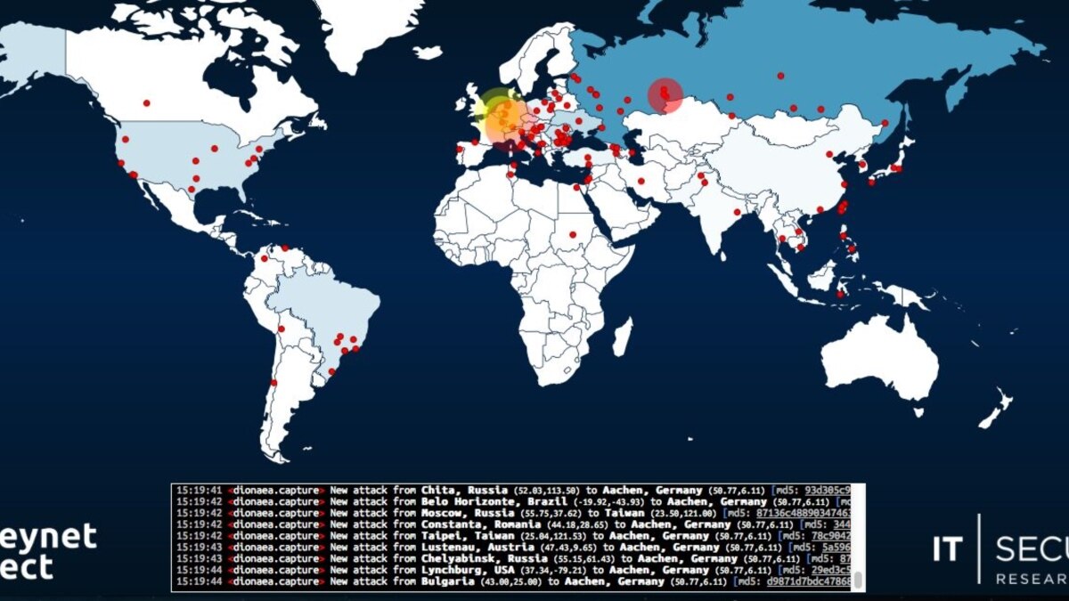 Watch The World’s Computers Attack Each Other In Real Time