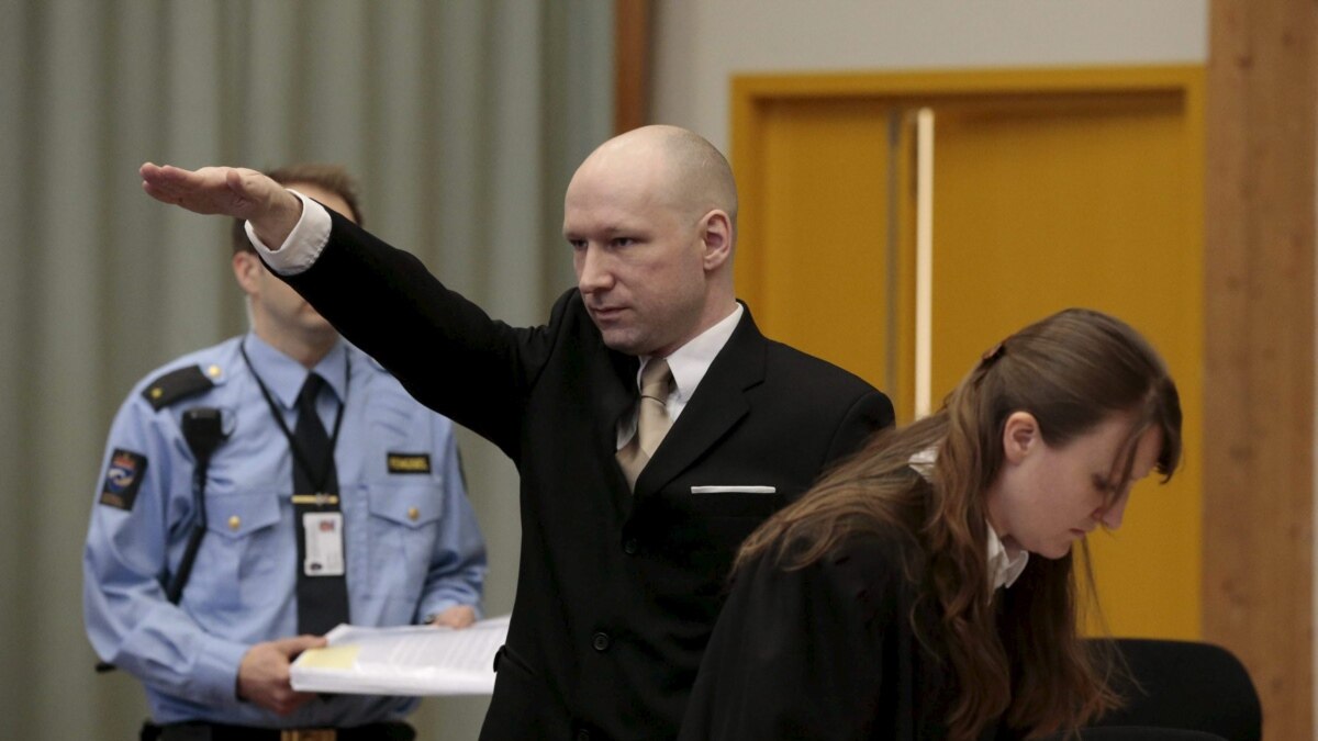 Mass Killer Breivik Makes Nazi Salute At Start Of Court Case In Norway