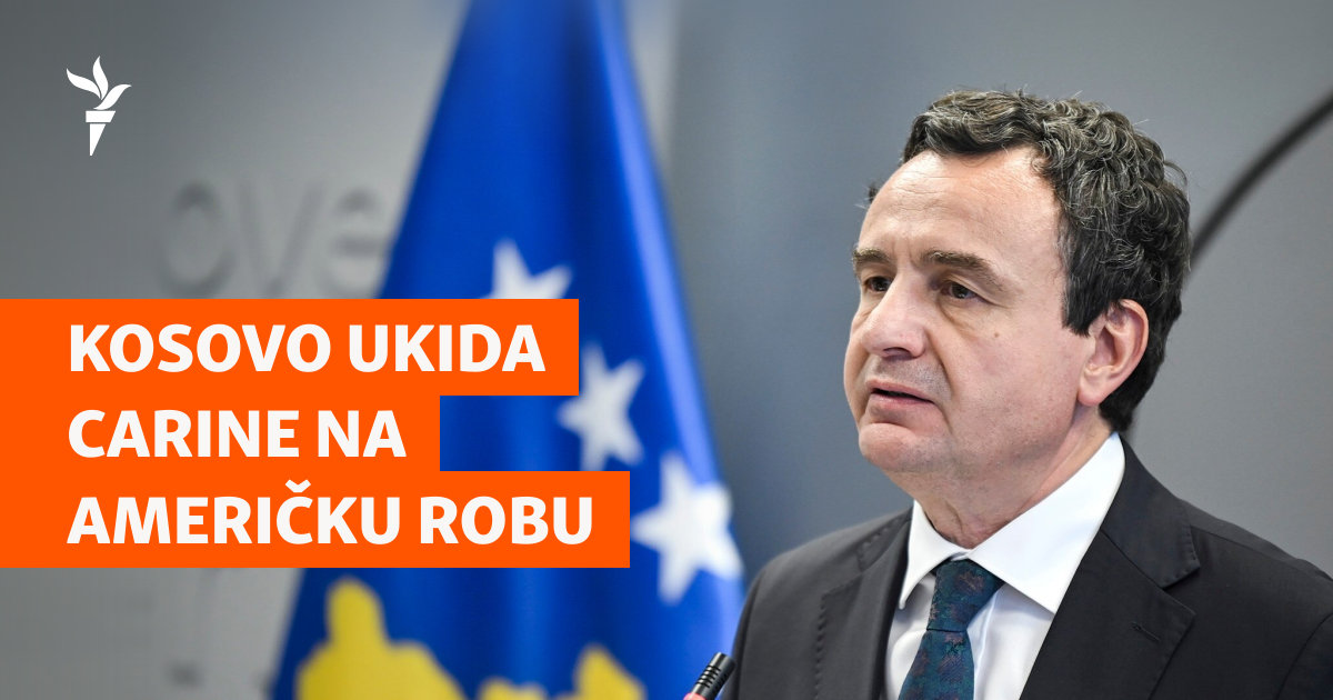 Kosovo ukida carine na američku robu