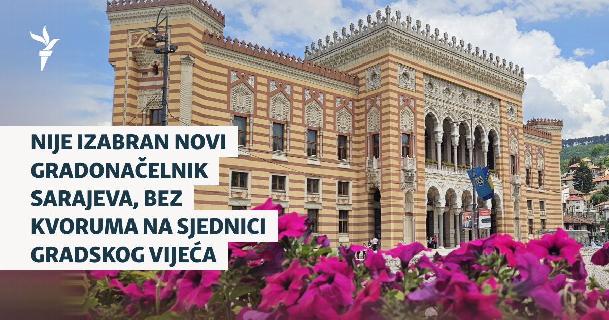 Nije izabran novi gradonačelnik Sarajeva, Gradsko vijeće bez kvoruma