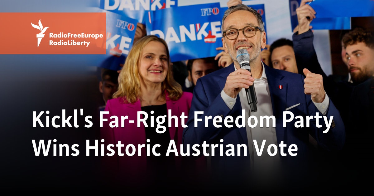 Kickl's Far-Right Freedom Party Wins Historic Austrian Vote
