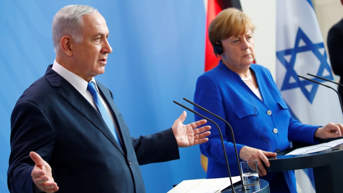 Netanyahu, Merkel Agree Iran A Concern For Israel's Security