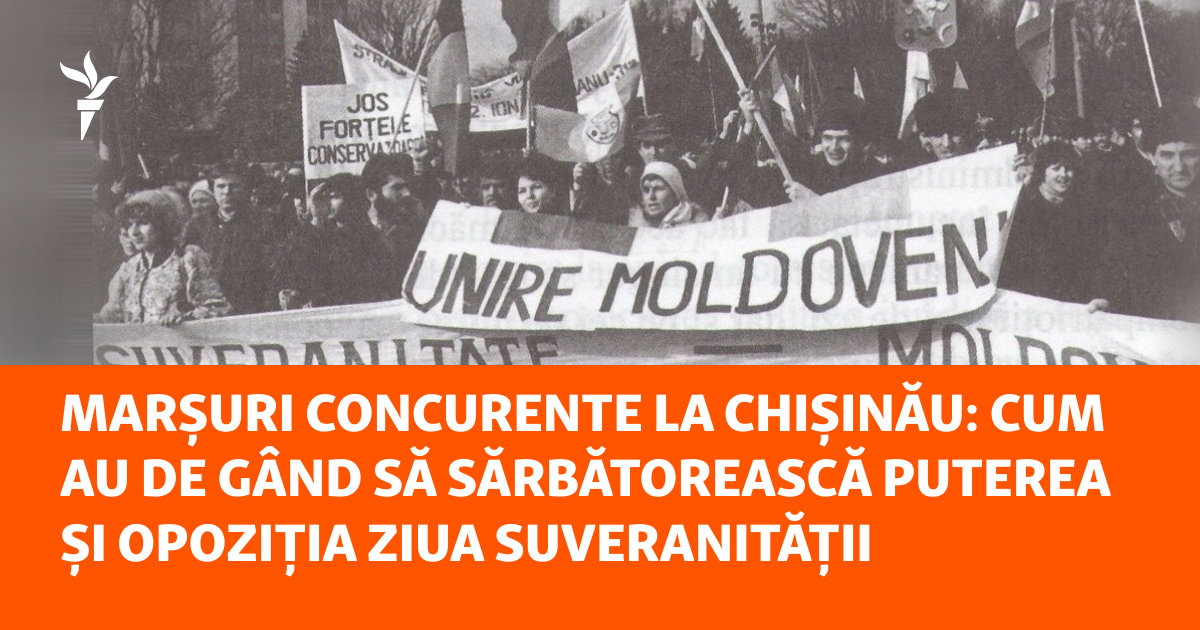 Marșuri concurente la Chișinău: Cum au de gând să sărbătorească puterea ...