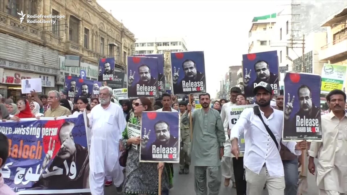 Pakistani Protesters Demand Release Of Kidnapped Baluch Activist