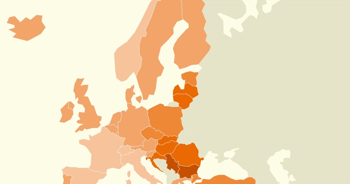 Bulgaria, Serbia Have The Highest Death Rates In Europe