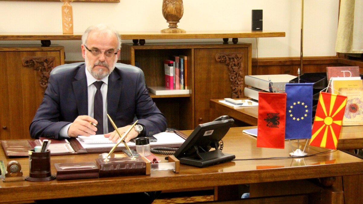 Macedonian Parliament's New Ethnic Albanian Speaker Enters Office
