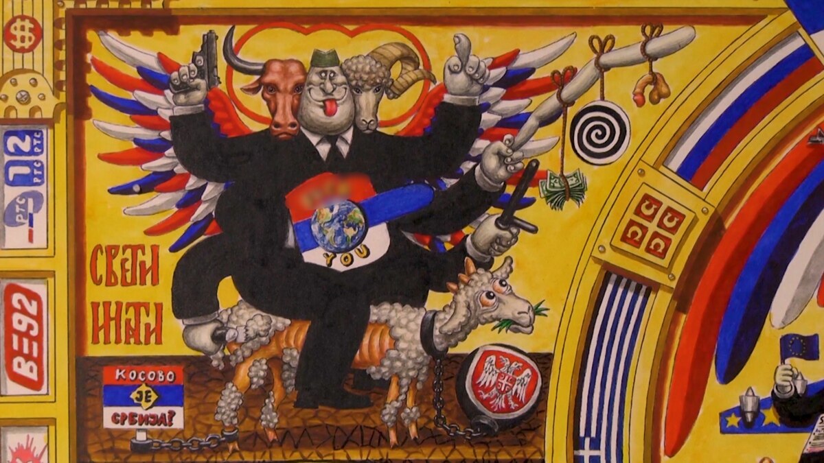 Ironic Icons: Serbian Artist Remakes Orthodox Imagery