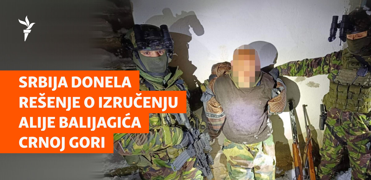Srbija donela rešenje o izručenju Alije Balijagića Crnoj Gori