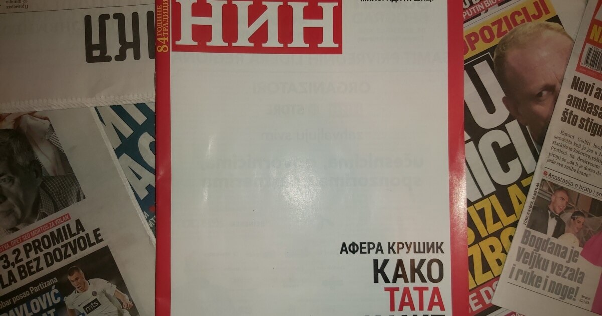 Aleksandar Timofejev novi glavni i odgovorni urednik NIN-a