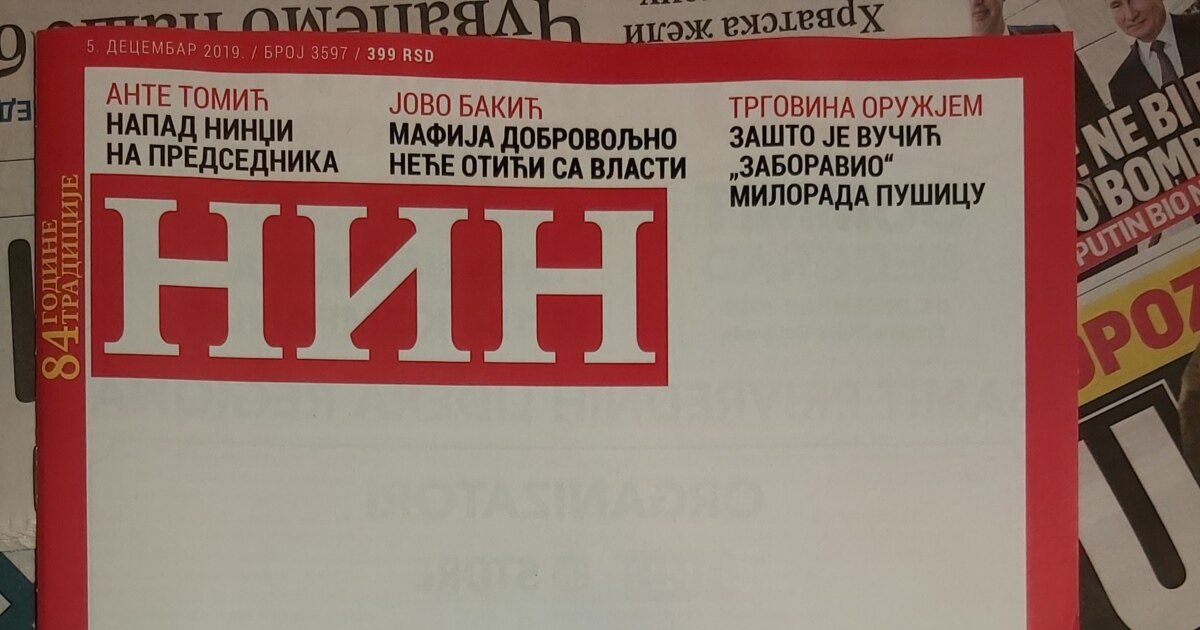 Članovi redakcije i glavni urednik beogradskog NIN-a dali otkaz