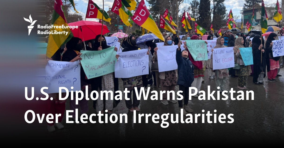 U.S. Diplomat Warns Pakistan Over Election Irregularities