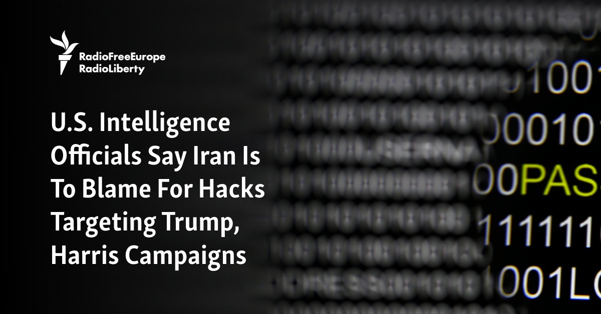 U.S. Intelligence Officials Say Iran Is To Blame For Hacks Targeting ...