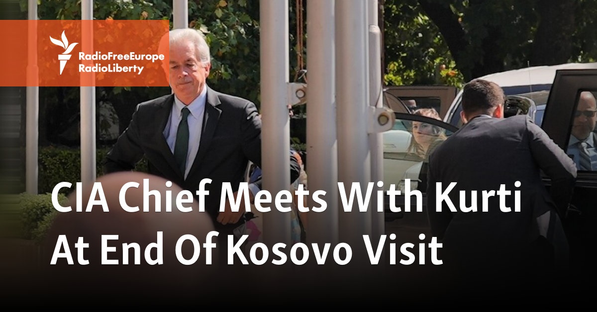 CIA Chief Meets With Kurti At End Of Kosovo Visit