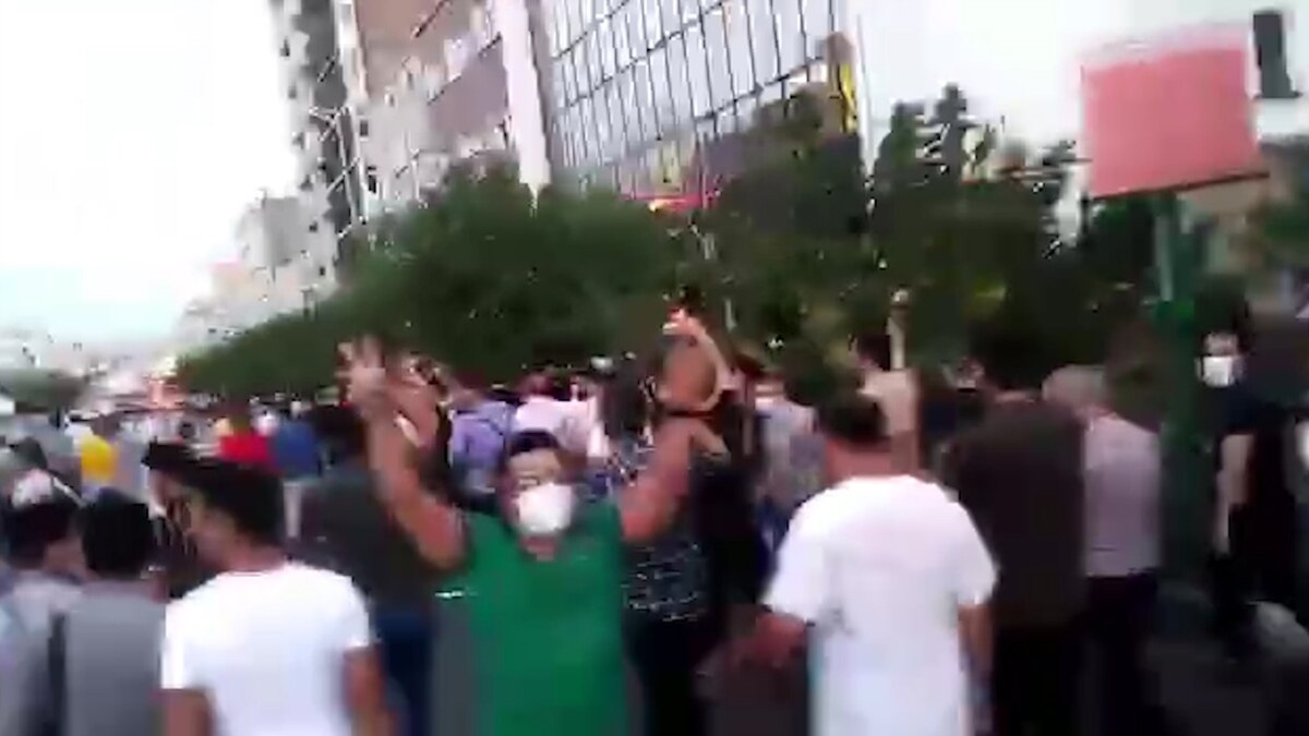 Video Appears To Show Protests In Tehran As Unrest Continues